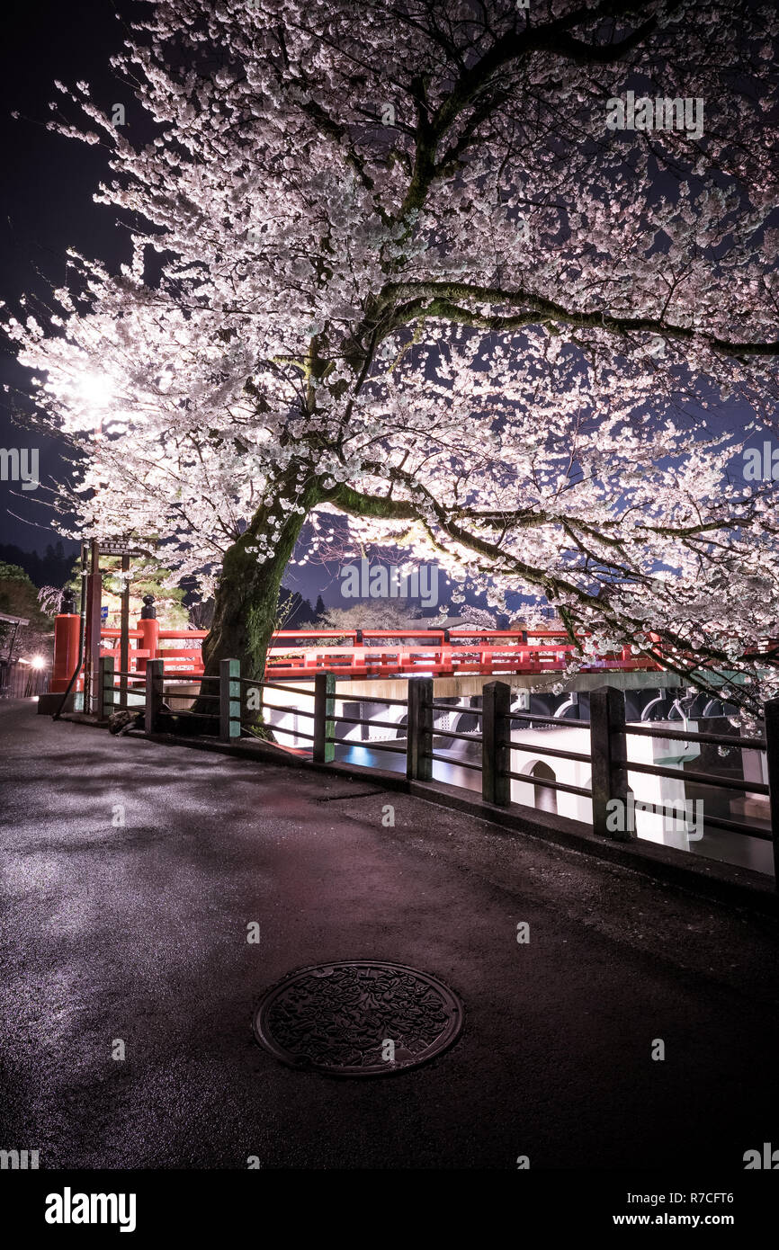 Landscape of Nakabashi bridge, the most recognizable landmark of ...