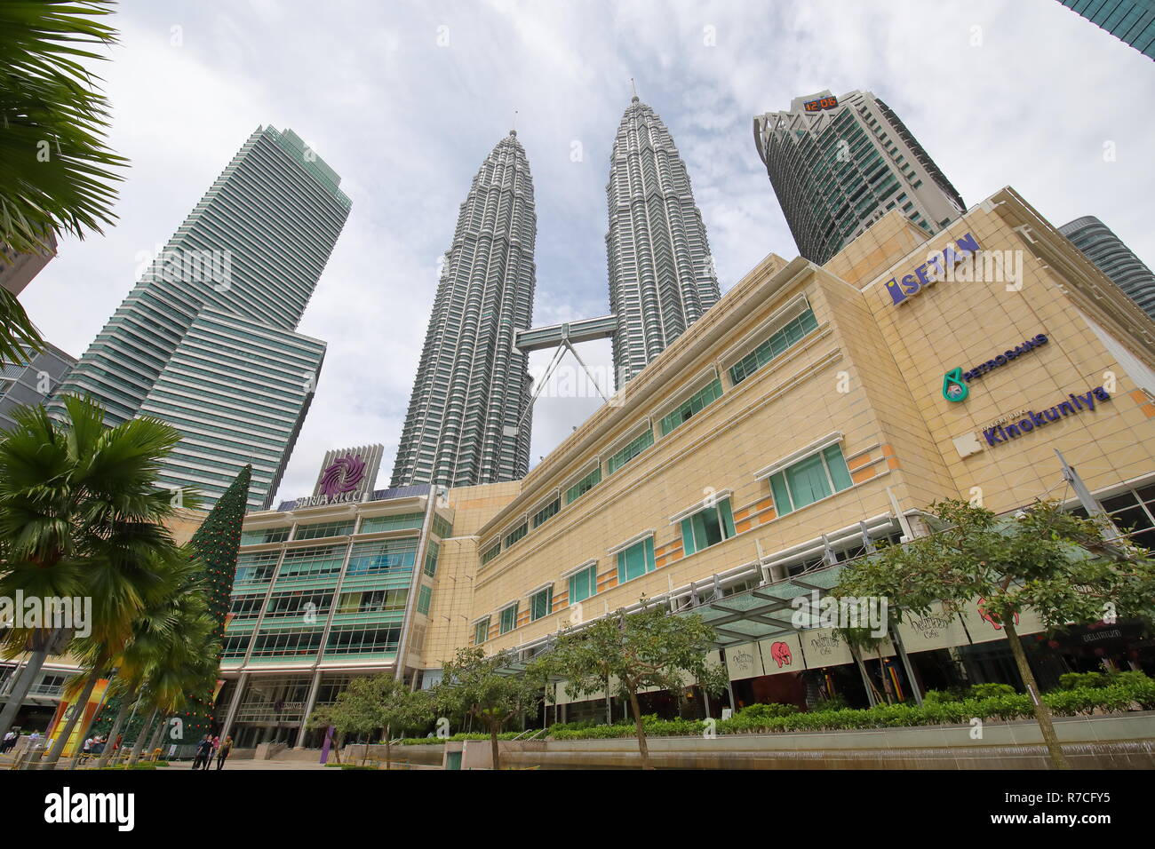 People visit Suria KLCC Shopping mall in Kuala Lumpur Malaysia Stock ...