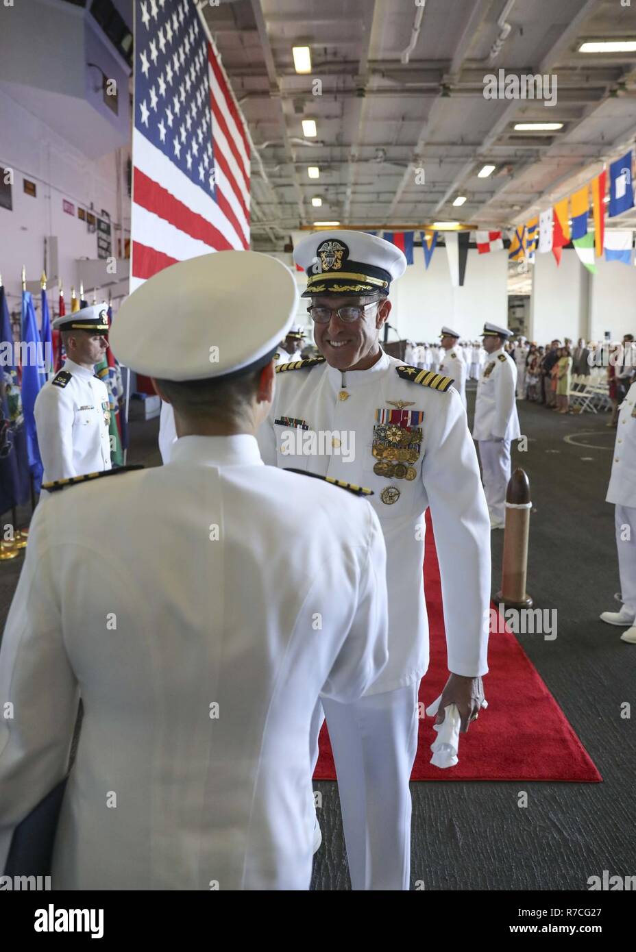 Capt. Putnam Browne, commanding officer of Nimitz-class aircraft ...