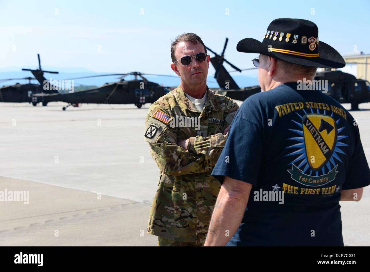 Chief Warrant Officer (CW4) Brad Hutsell, helicopter pilot with the 1 ...