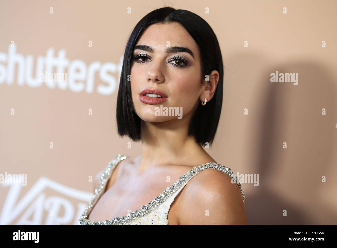 WEST HOLLYWOOD, LOS ANGELES, CA, USA - DECEMBER 01: Singer Dua Lipa ...