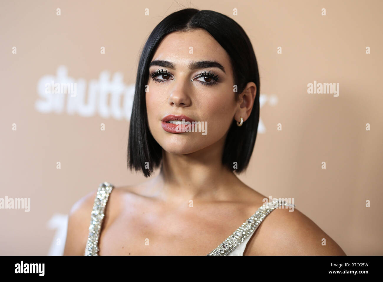 WEST HOLLYWOOD, LOS ANGELES, CA, USA - DECEMBER 01: Singer Dua Lipa ...