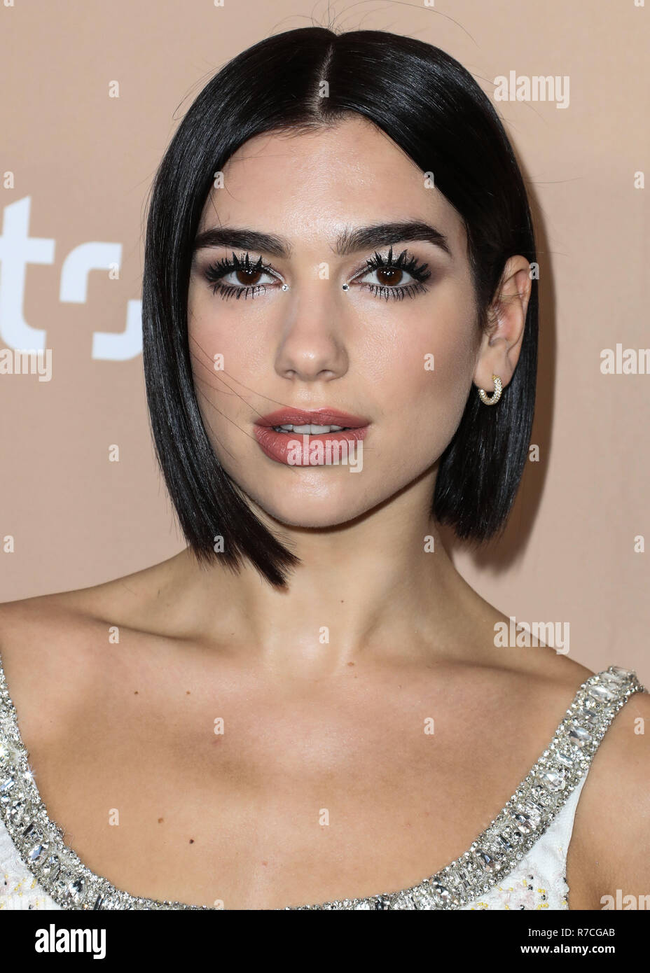 WEST HOLLYWOOD, LOS ANGELES, CA, USA - DECEMBER 01: Singer Dua Lipa ...