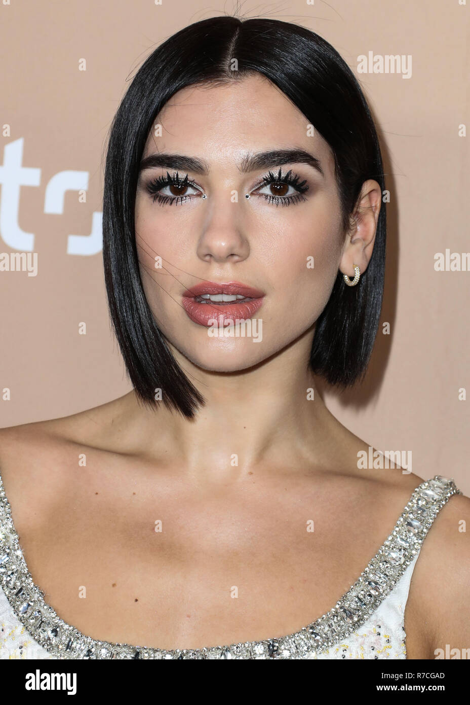 WEST HOLLYWOOD, LOS ANGELES, CA, USA - DECEMBER 01: Singer Dua Lipa ...