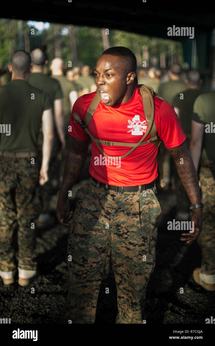 Sgt. Jerome Davis Jr., a drill instructor with Delta Company, 1st ...