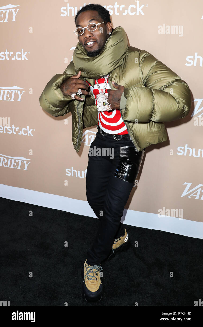 WEST HOLLYWOOD, LOS ANGELES, CA, USA - DECEMBER 01: Rapper Offset ...