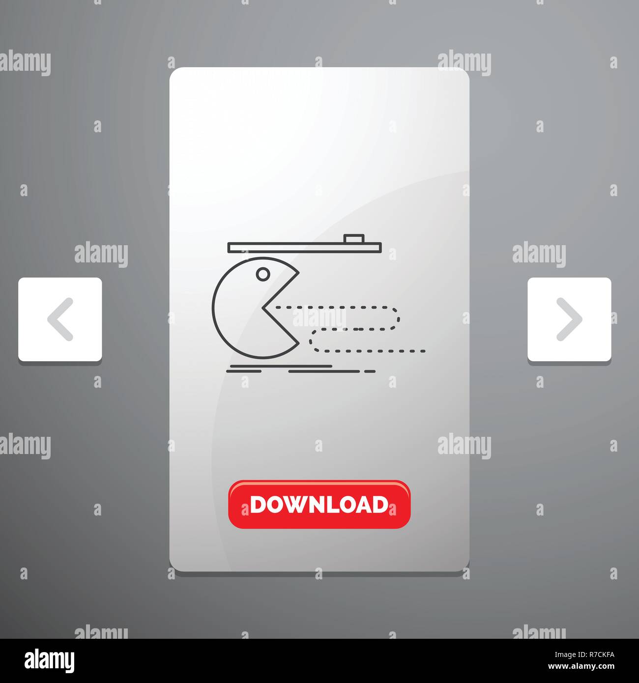 Hunt button Stock Vector Images - Alamy