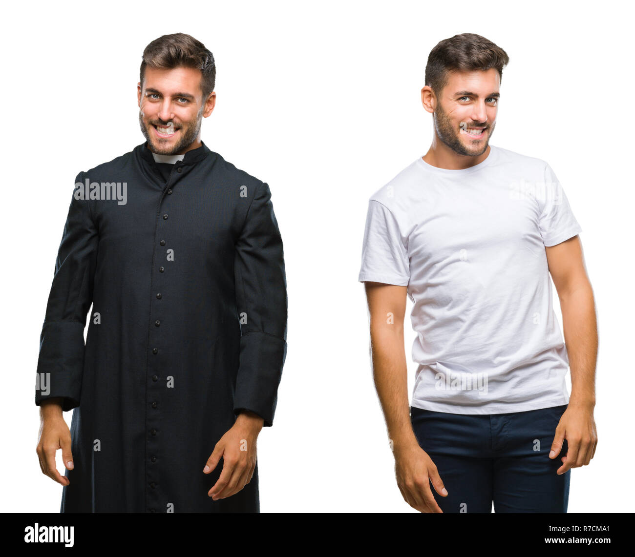 Catholic boy thinking hi-res stock photography and images - Alamy