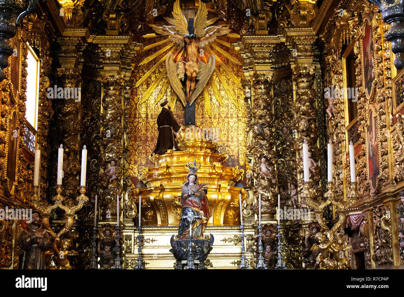 Rio de Janeiro, Brazil - October 10, 2018: The Mosteiro de São Bento ...