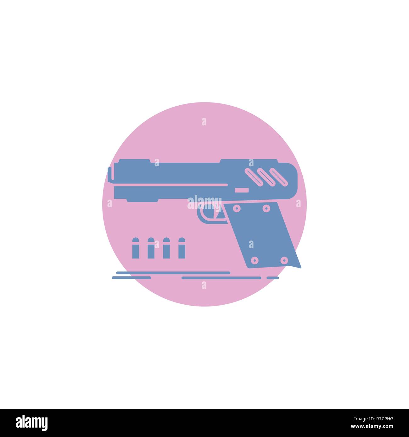 Hand holding gun pistol Stock Vector Images - Alamy