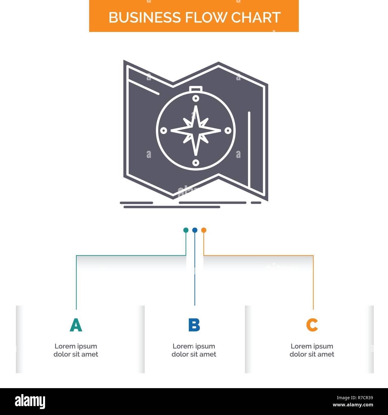 Vintage nautical chart Stock Vector Images - Alamy