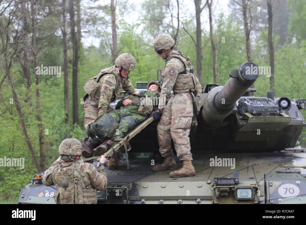 Soldiers of Battle Company, 1st Battalion, 66th Armor Regiment, 3rd ...