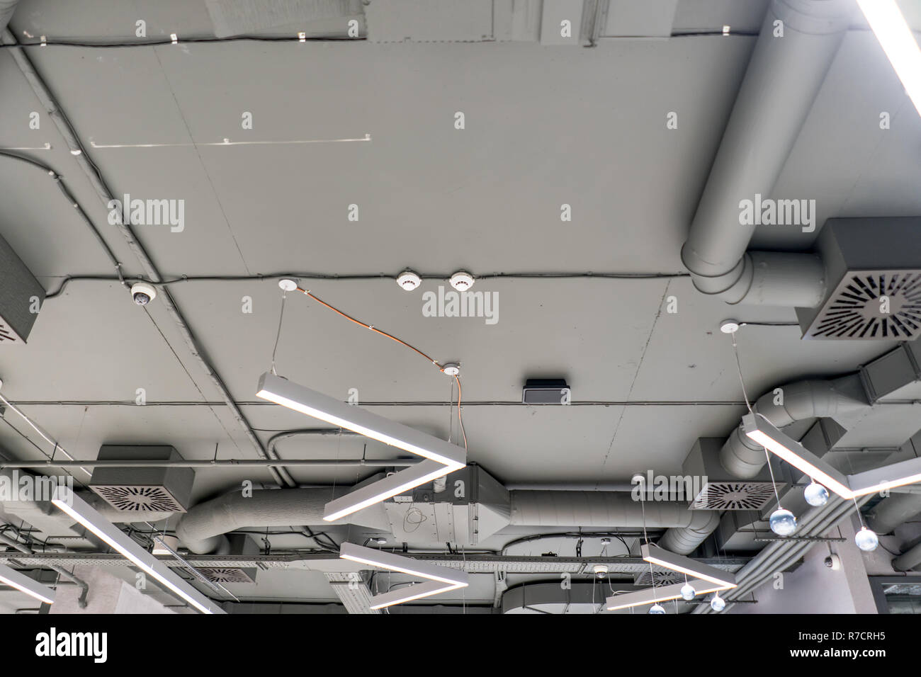 Ceiling infrastrustructure with different communications as a part of ...