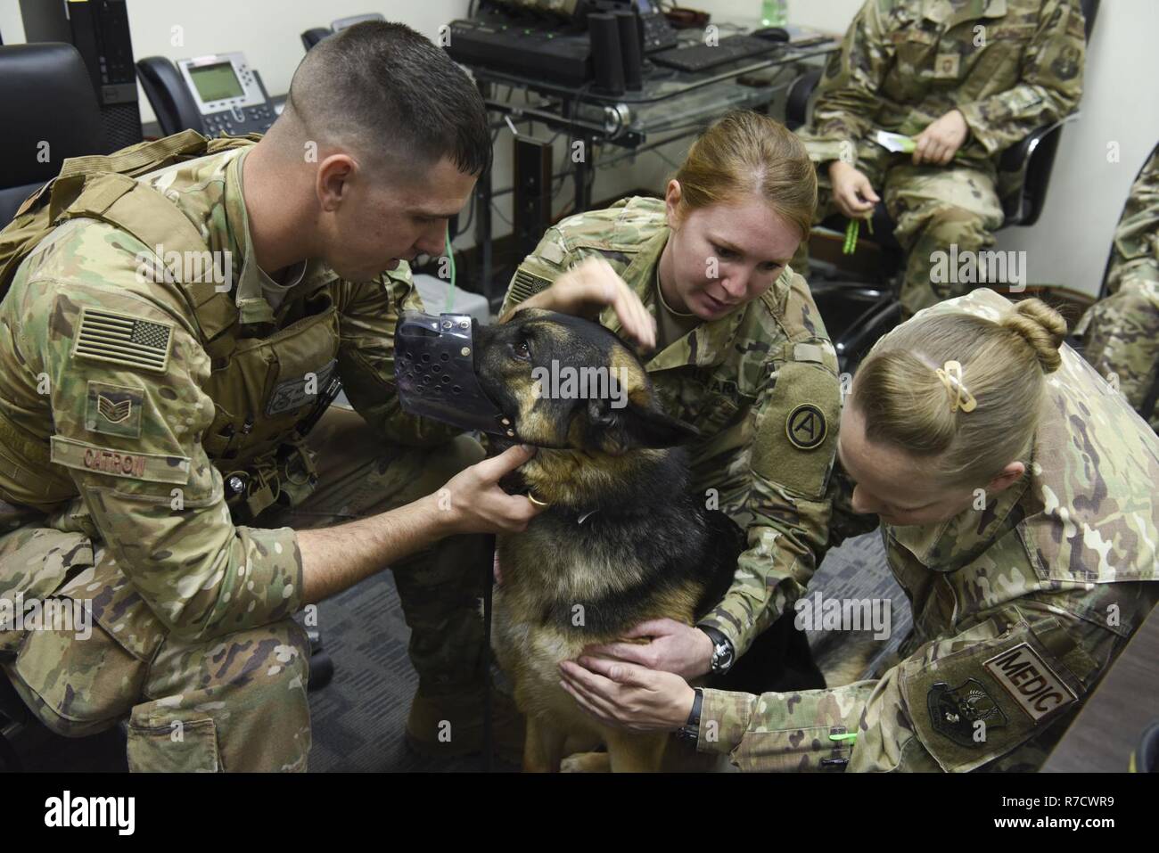 U.S. Air Force Staff Sgt. Aaron Catron, 380th Expeditionary Security ...