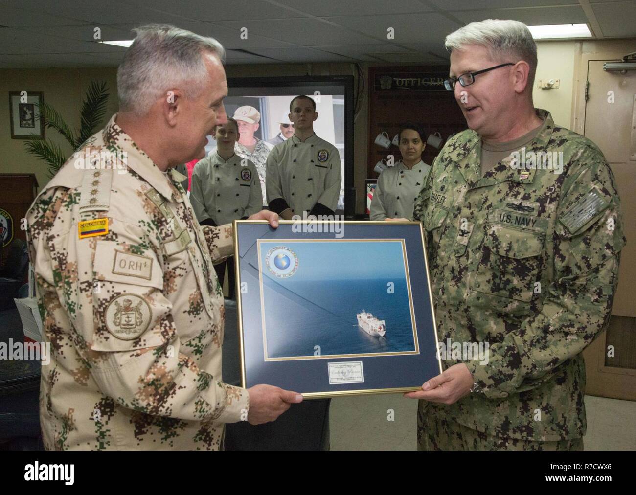 RIOHACHA, Colombia (Nov. 30, 2018) Colombian Gen. Alberto Mejía ...