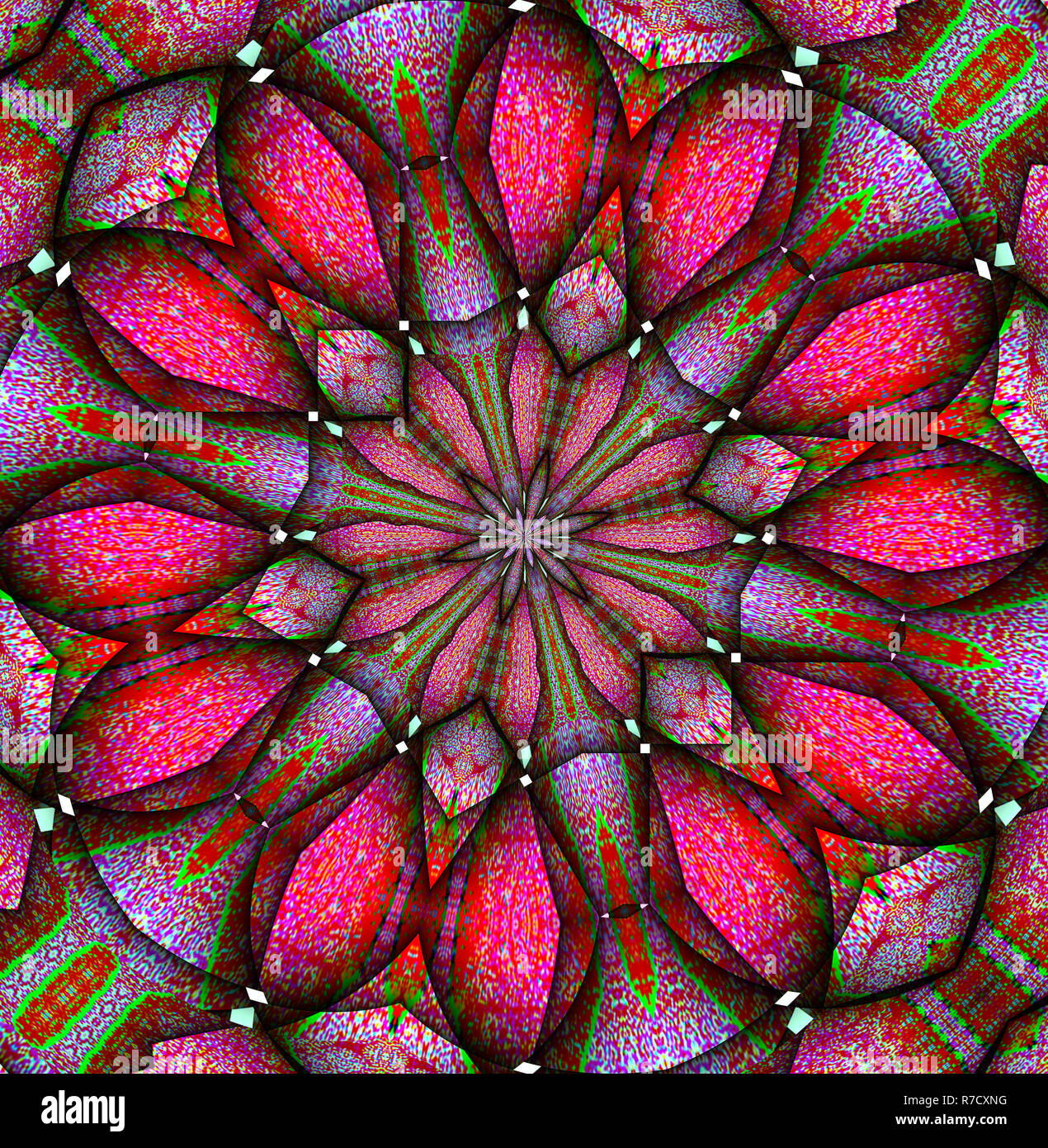 Kaleidoscope vibrant shapes colors hi-res stock photography and images ...