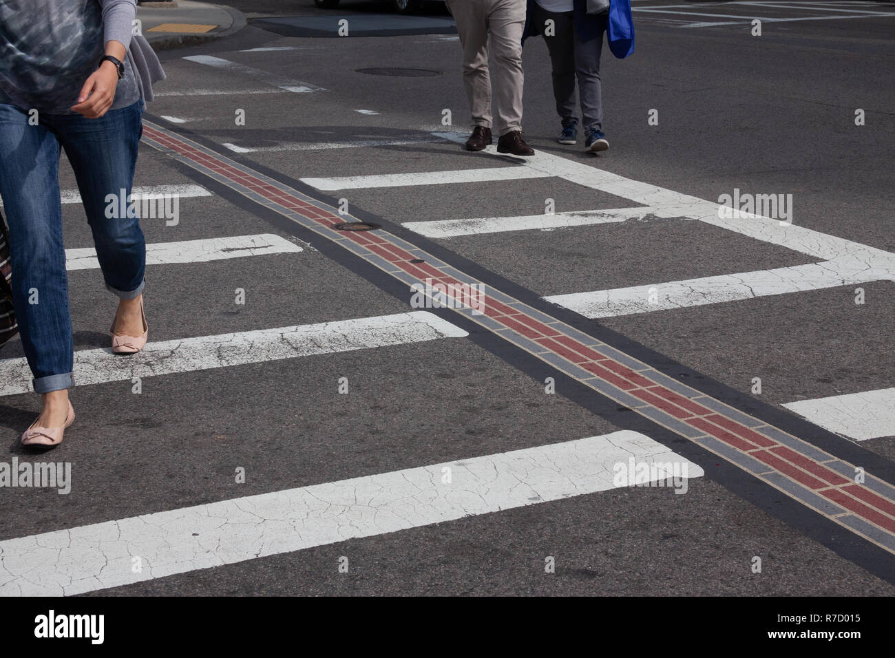 Freedom trail brick line hi-res stock photography and images - Alamy