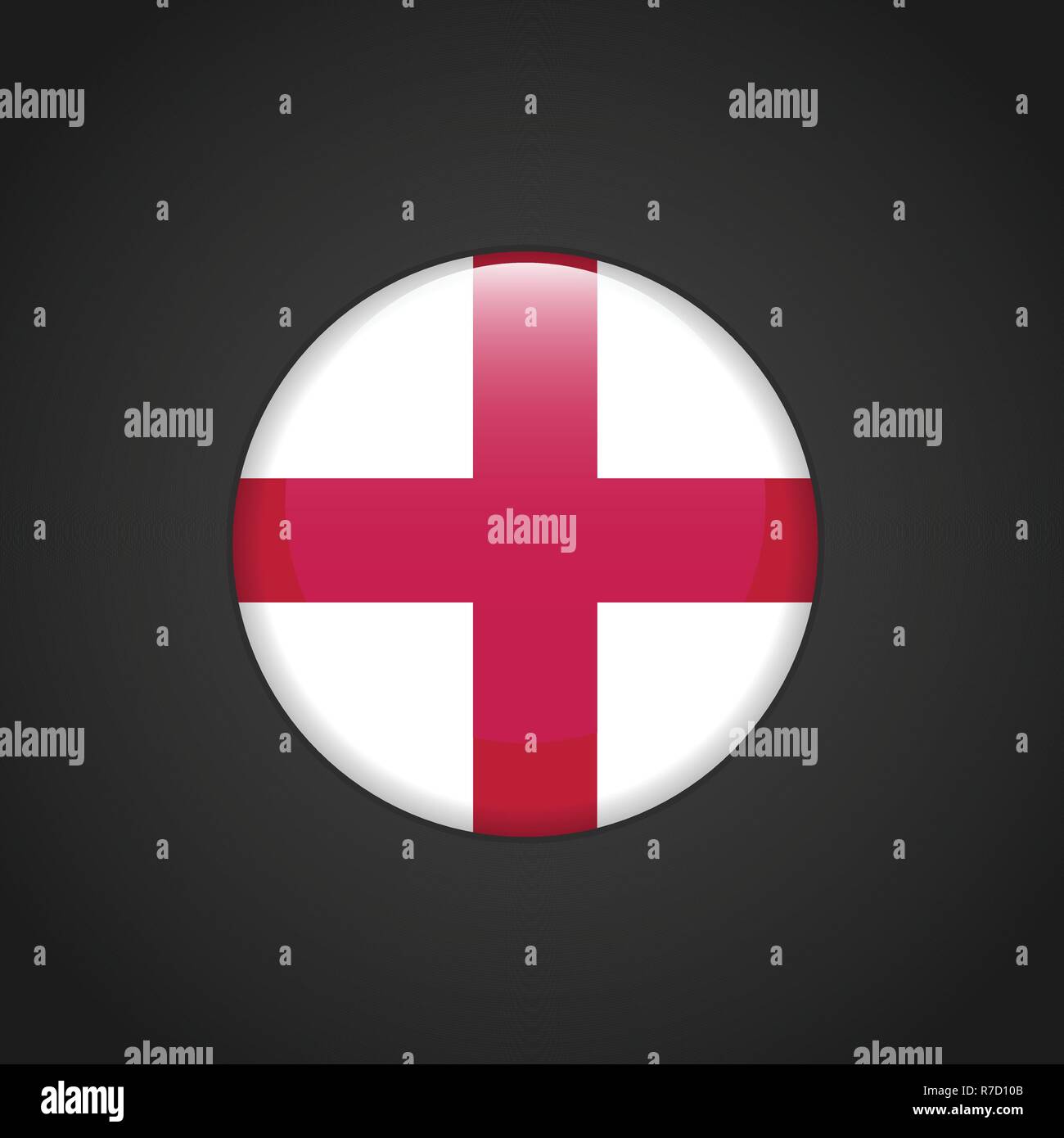 Uk flag button vector vectors hi-res stock photography and images - Alamy