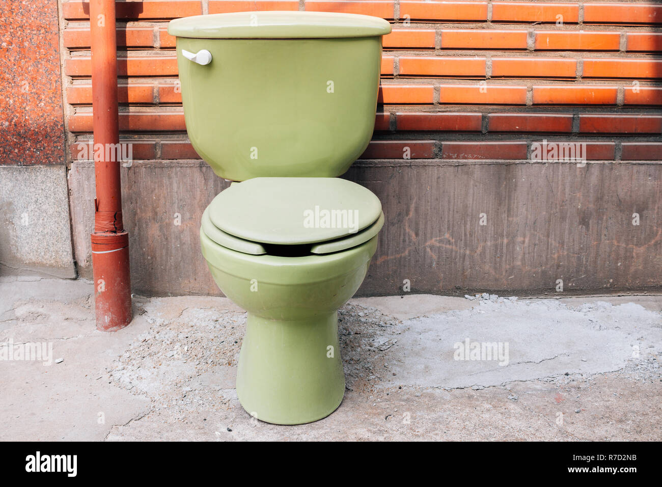 Green Toilet High Resolution Stock Photography and Images - Alamy