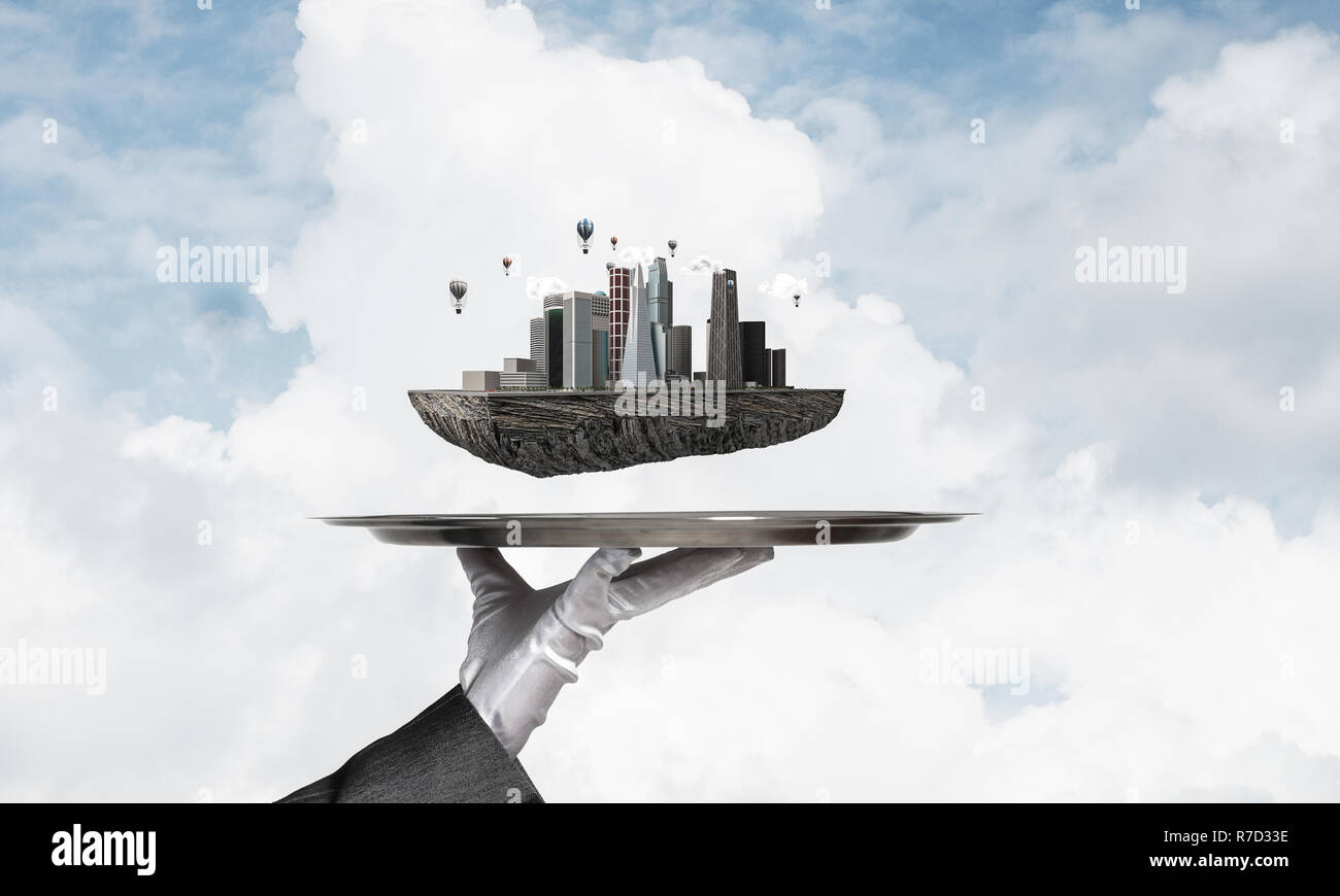 Concept of modern urban development Stock Photo - Alamy