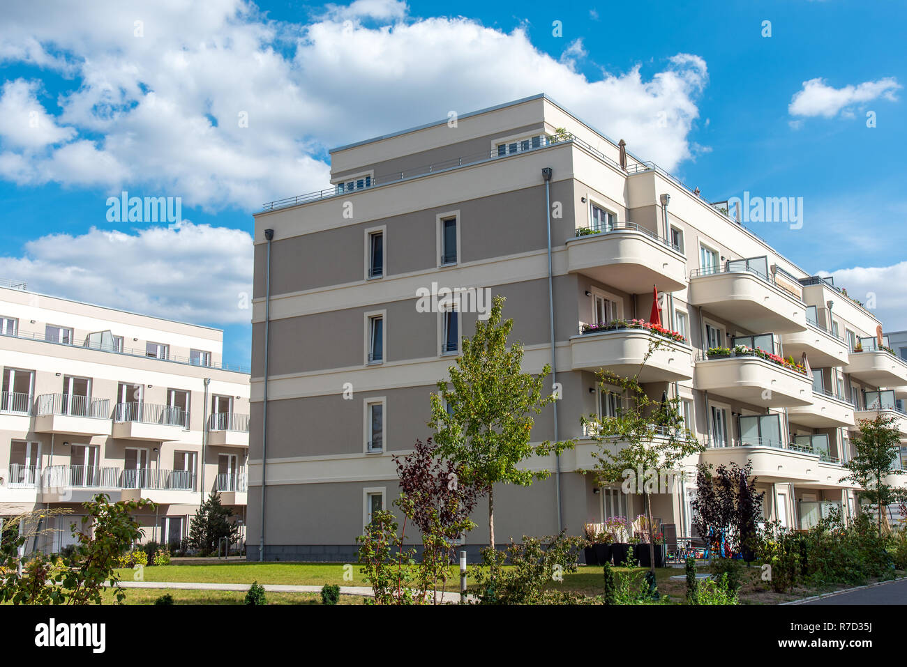 New housing development area seen in Berlin, Germany Stock Photo - Alamy