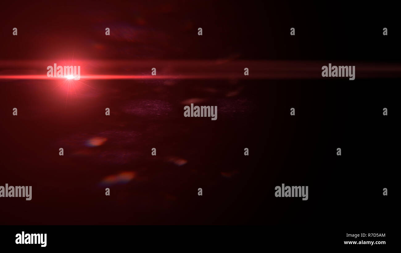 Red Lens Flare Texture