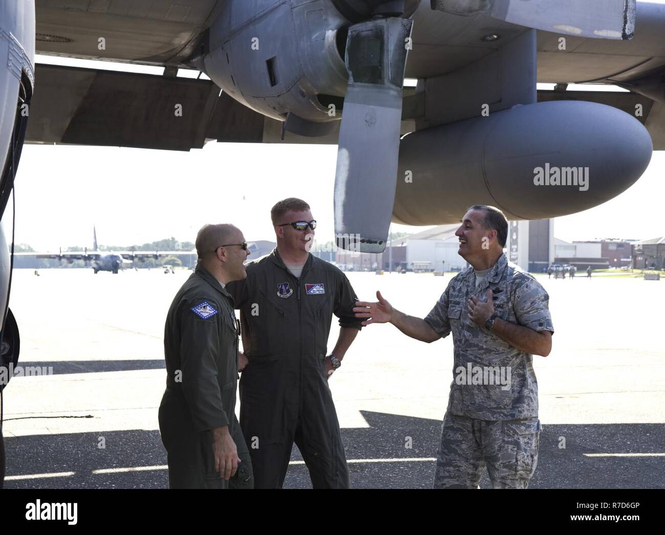 Col. Christopher Montanaro, 189th Airlift Wing vice commander, talks ...