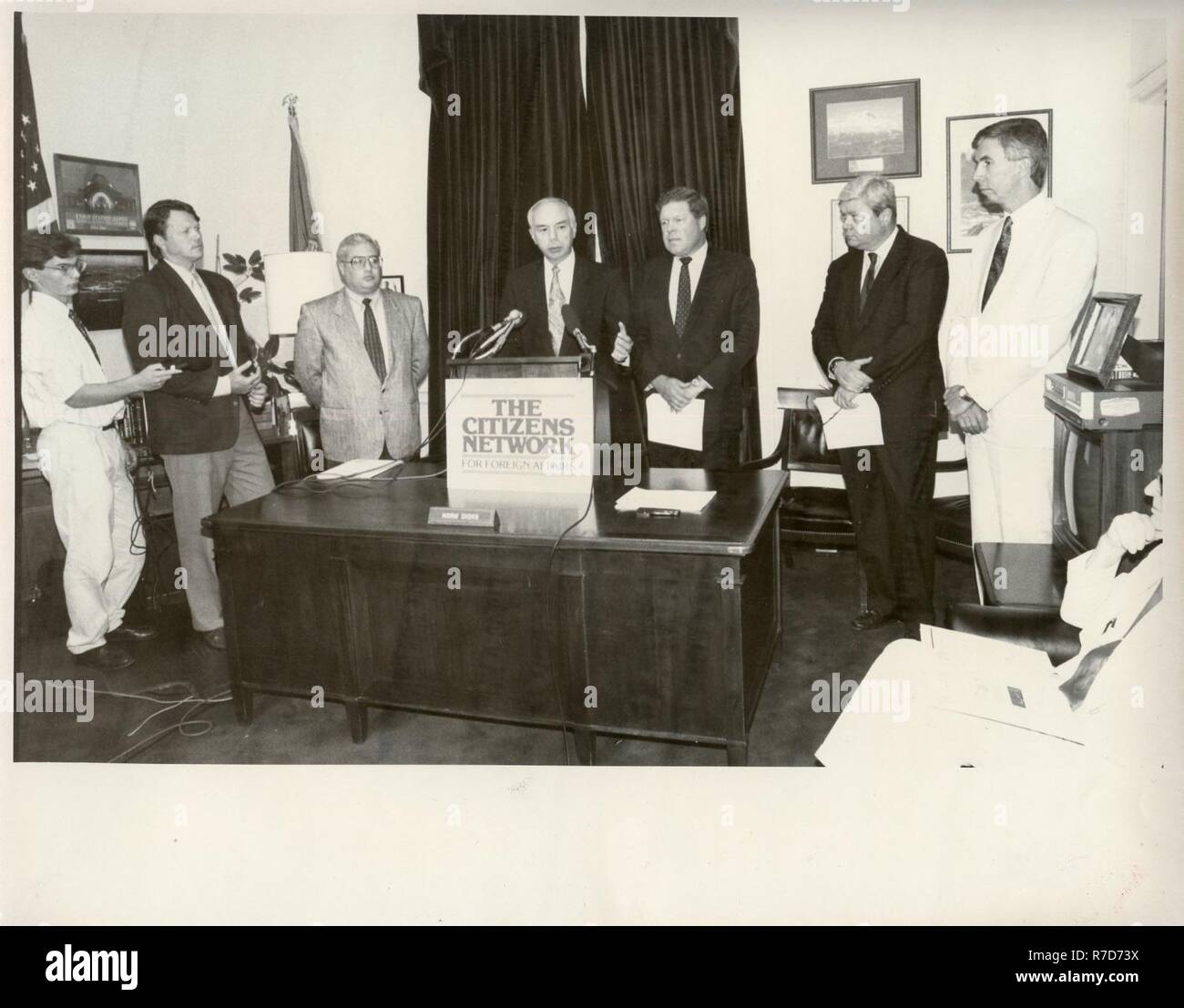 men holding conference Stock Photo - Alamy
