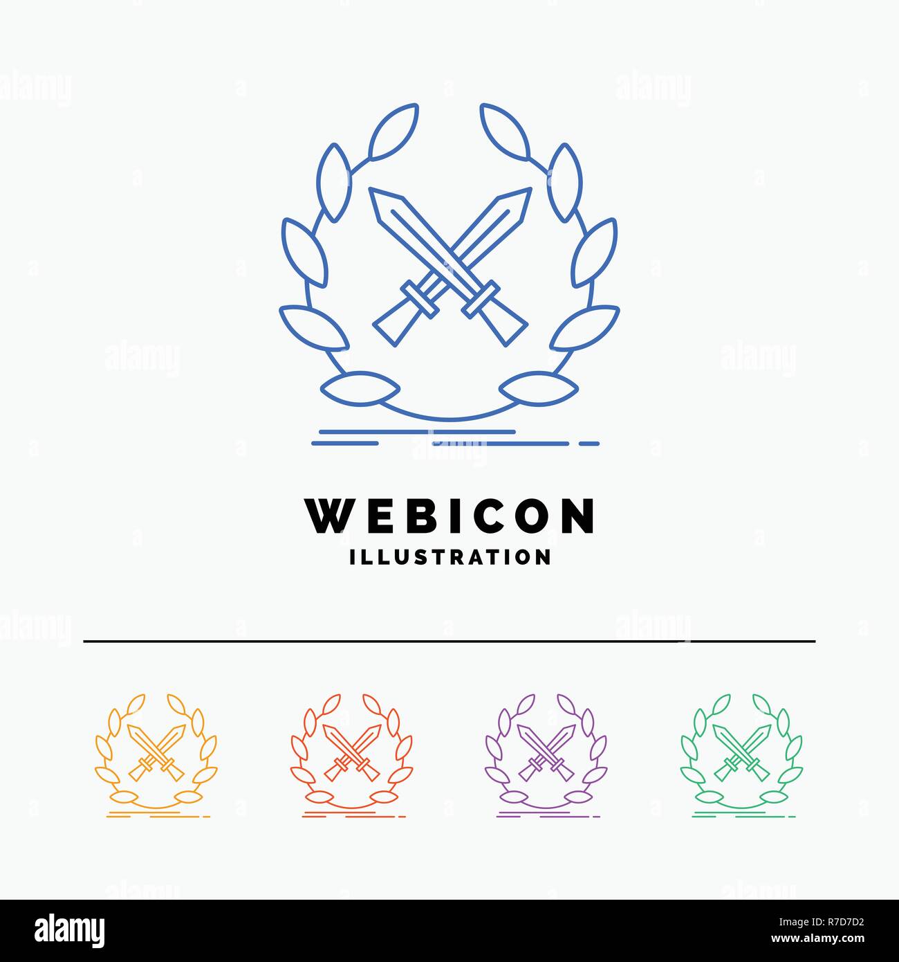 Medieval cavalry knight on military Stock Vector Images - Alamy