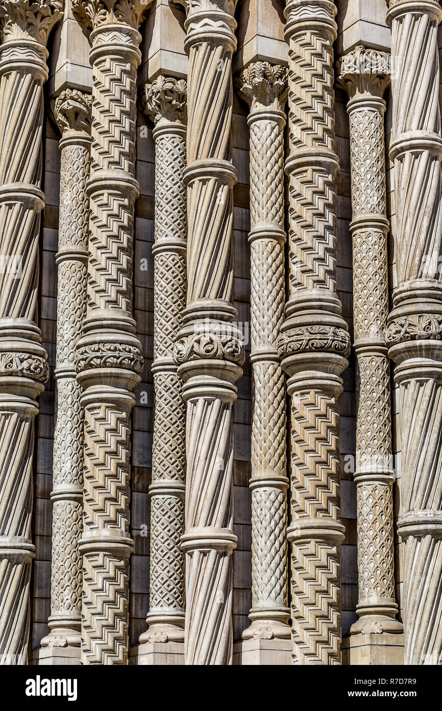 Beautiful, architectural background with columns Stock Photo - Alamy