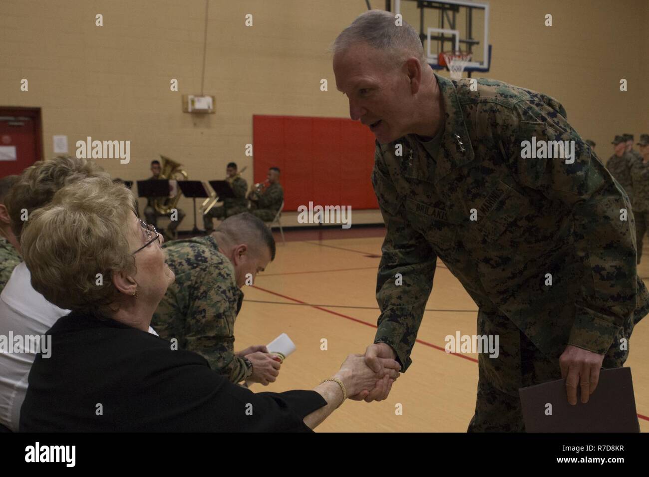 U.S. Marines Corps Lt. Gen. Mark A. Brilakis, commander of U.S. Marine ...