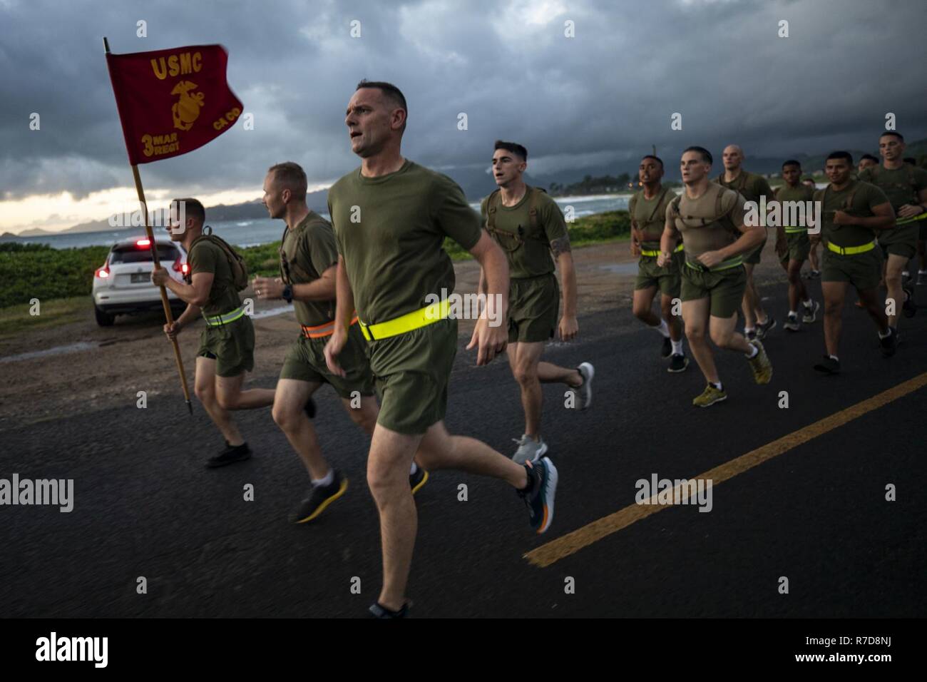 U.S. Marine Corps Master Gunnery Sgt. John Kelsch, the engineer chief ...