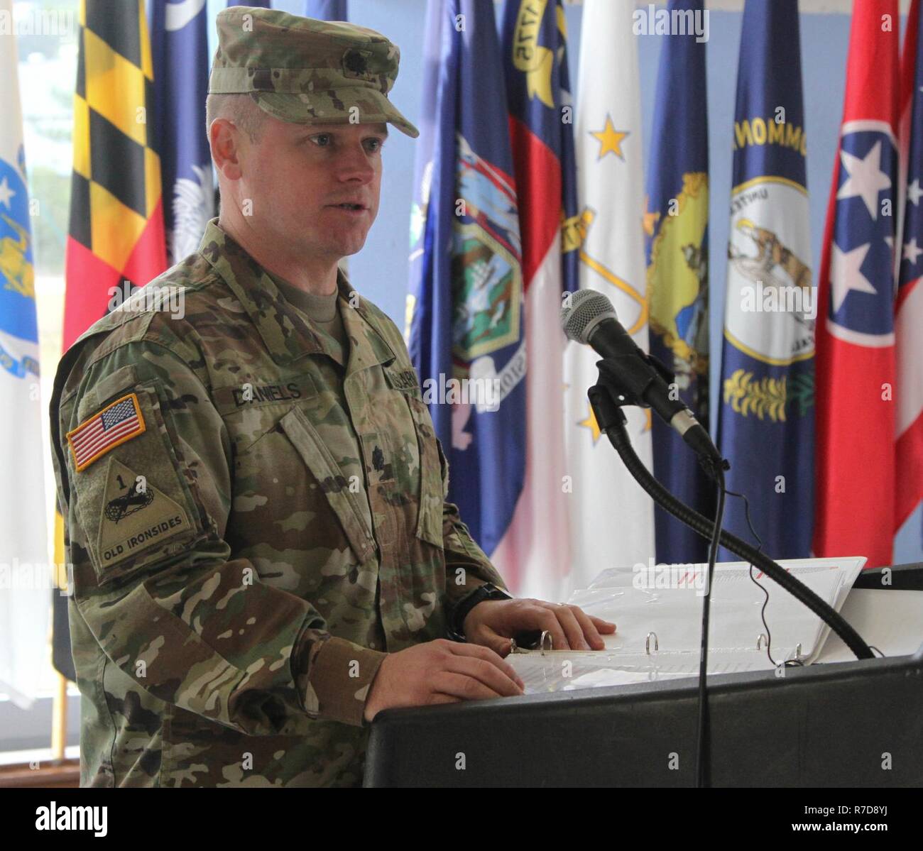 Ansbach, GERMANY - Lt. Col. Todd Daniels, commander of the 5th ...