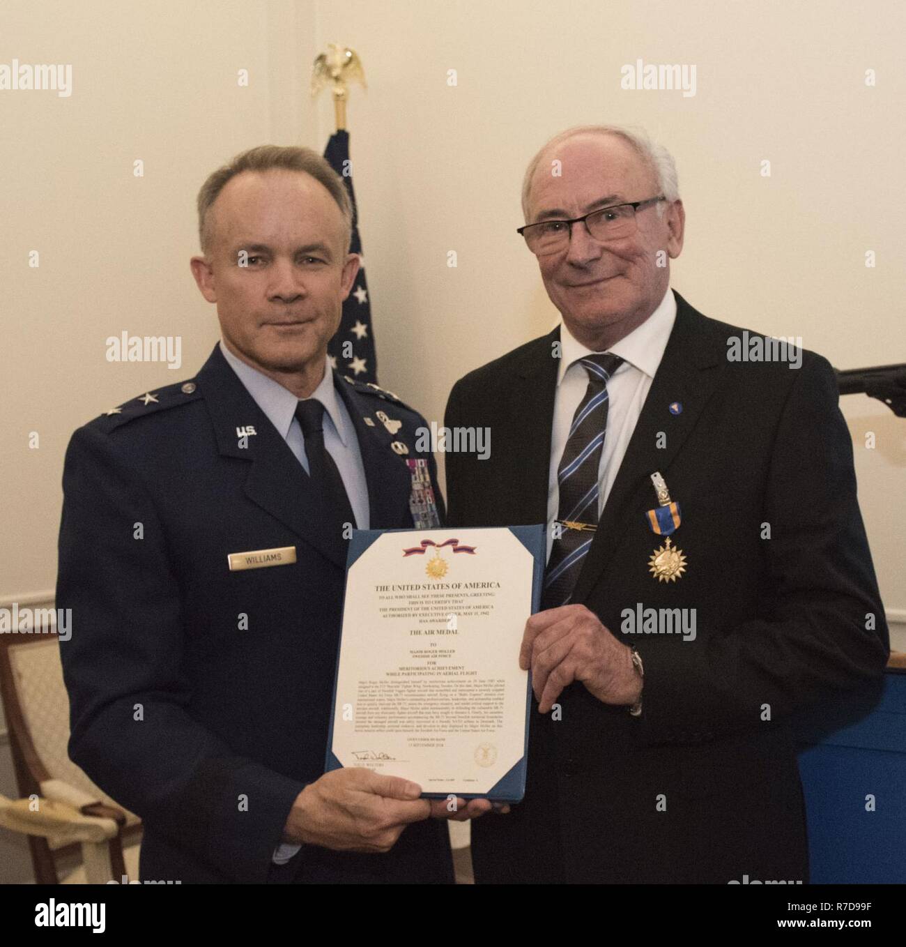 U.S. Air Force Maj. Gen. John Williams, Mobilization Assistant to the ...