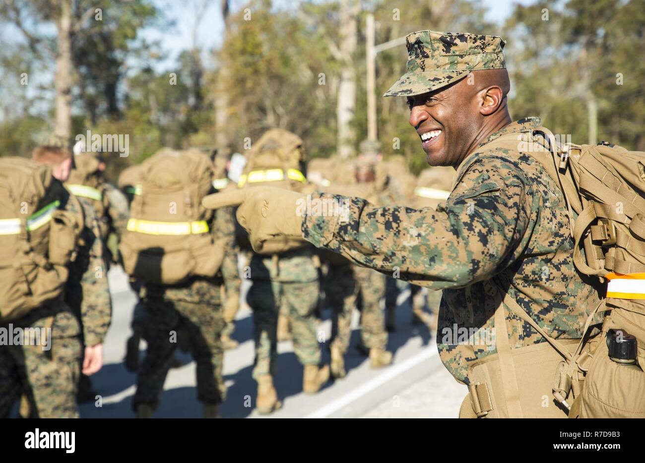 U.S. Marine Col. James A. Ryan, the commanding officer of Headquarters ...