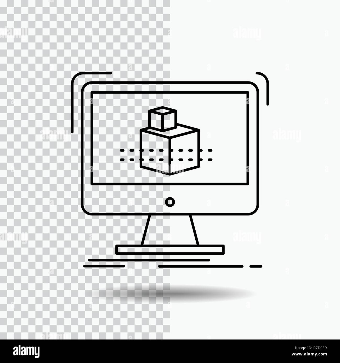 3d modelling house Stock Vector Images - Alamy