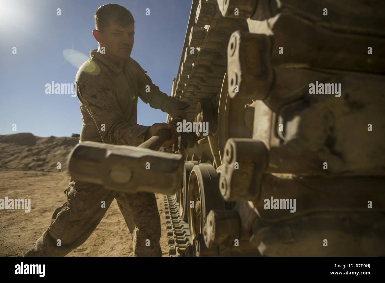 U.S. Marine Corps Cpl. Dakota Rhodes, an Assault Breacher Vehicle Joint ...