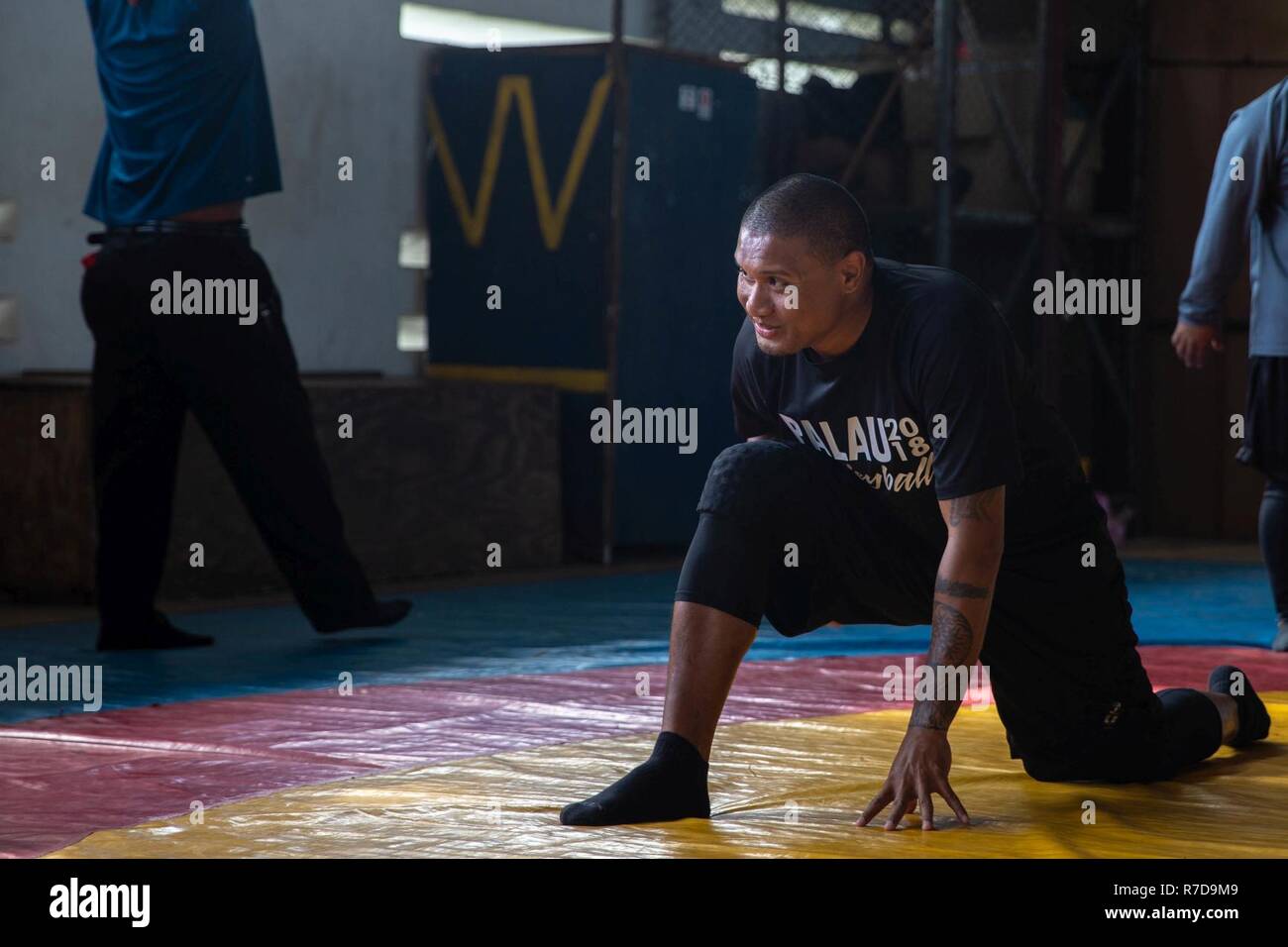 KOROR, Republic of Palau - Palauan Police Officer Harris Ubedei, a ...