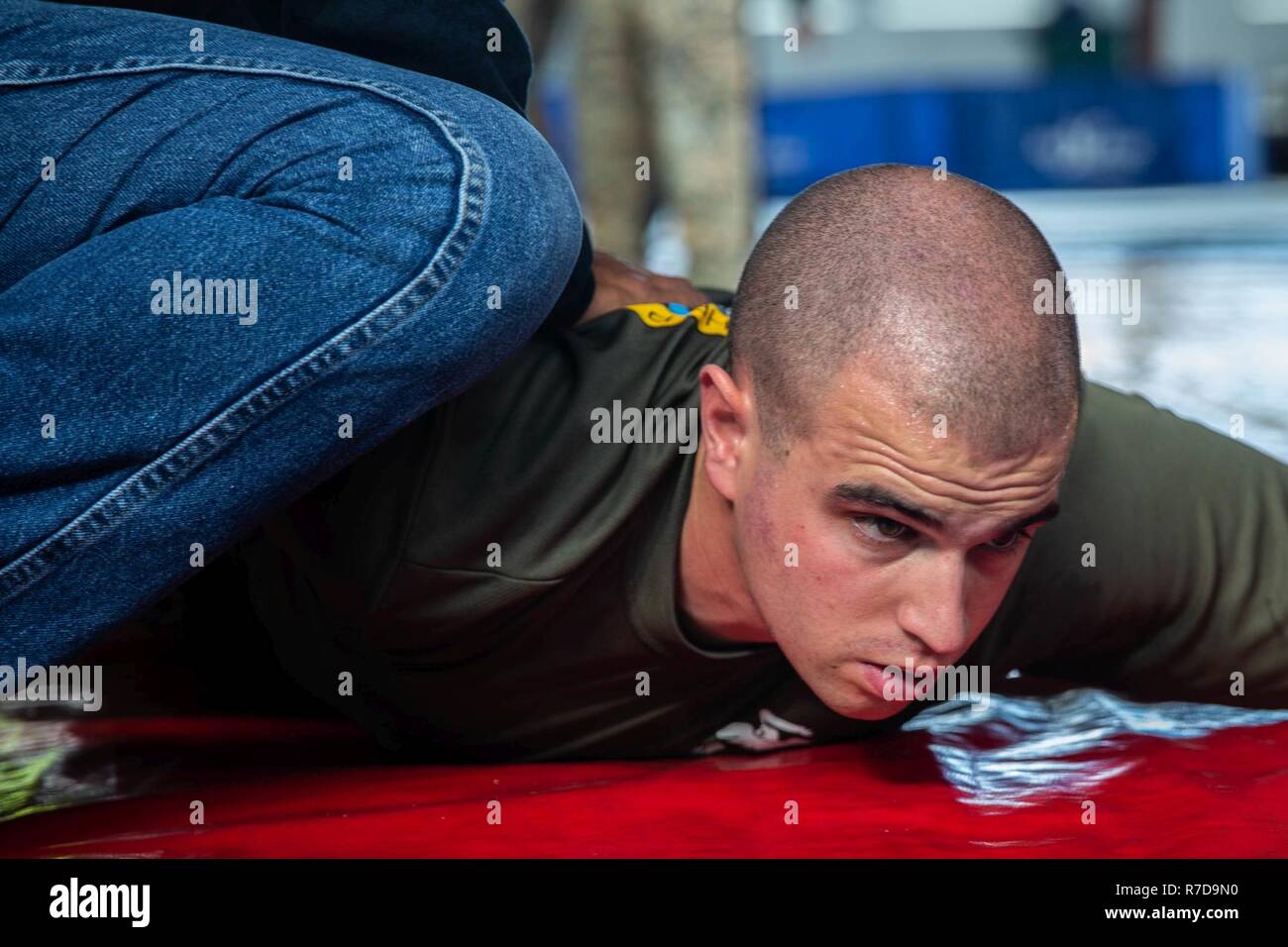 KOROR, Republic of Palau - U.S. Marine Corps 1st Lt. William Murphy ...