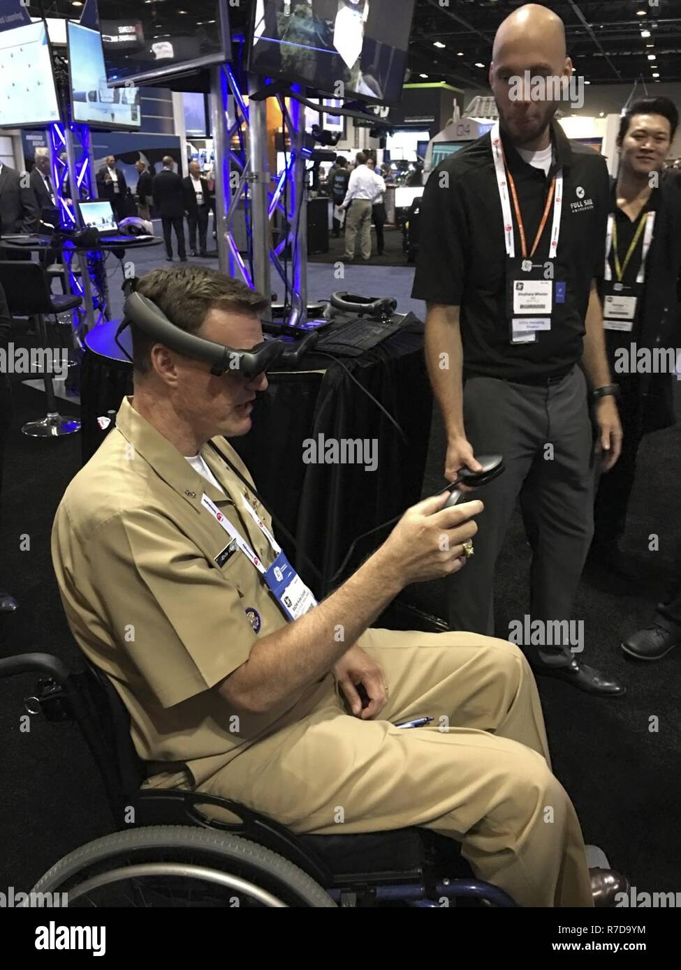 ORLANDO, Fla. (Nov. 27, 2018) Rear Adm. Kyle Cozad, commander, Naval ...