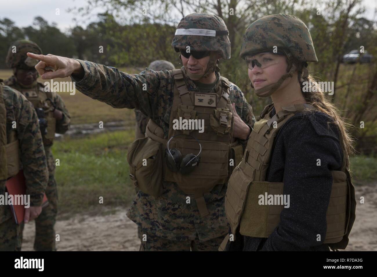School of infantry east camp geiger marine corps usmc hi-res stock ...