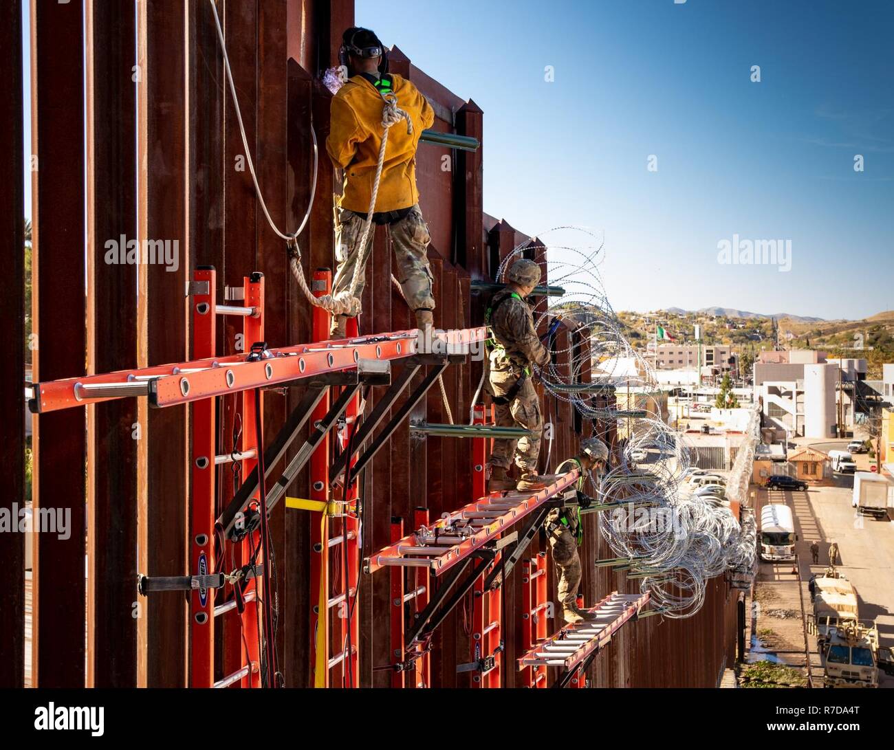 As part of infrastructure reinforcement under Operation Secure Line ...