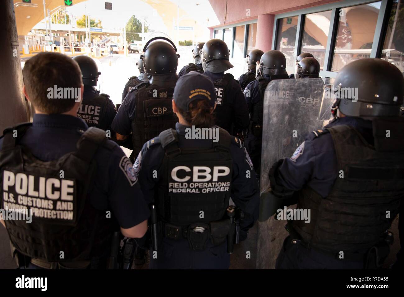CBP Officers from the Tucson Office of Field Operations conduct ...