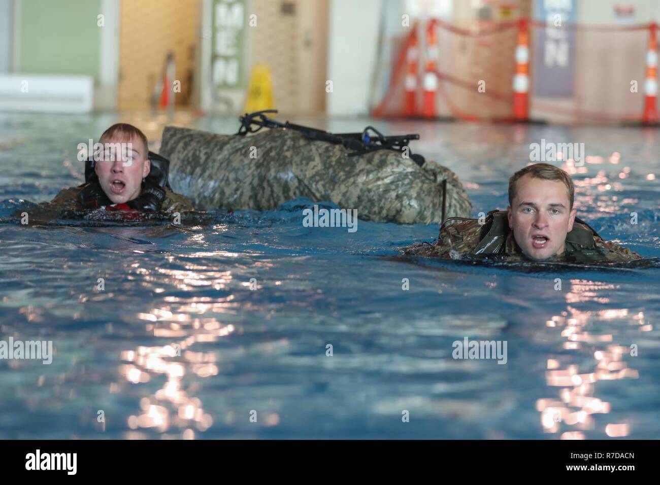 1st Lt. Dustin St. Arnaud and Sgt. Garrett Foskitt, assigned to Alpha ...