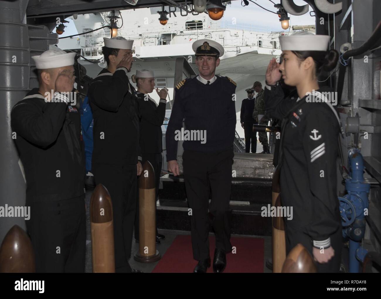 NORFOLK, Va. (Nov. 27, 2018) Capt. Nick Cooke-Priest, commanding ...