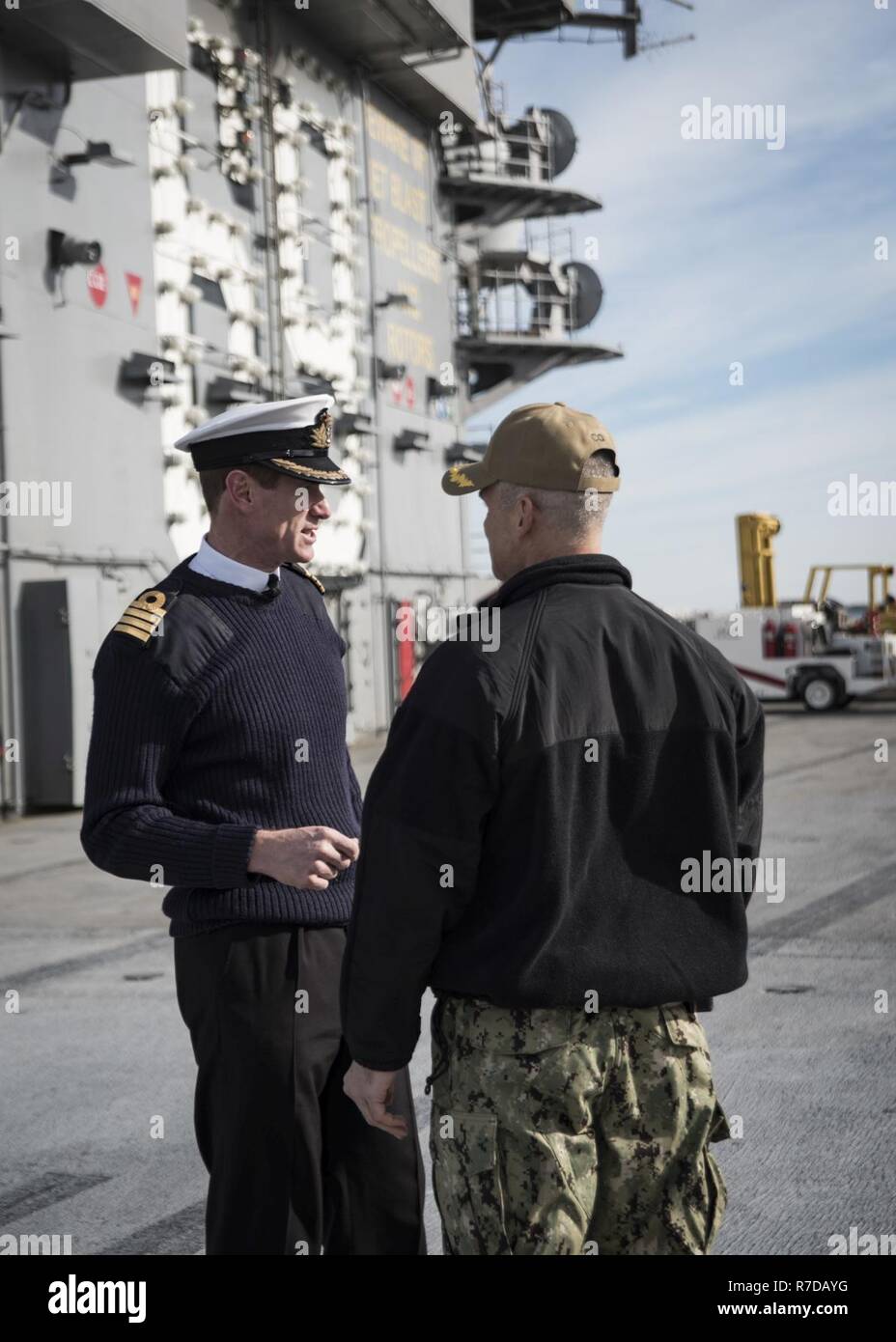 NORFOLK, Va. (Nov. 27, 2018) Capt. Kyle P. Higgins, commanding officer ...