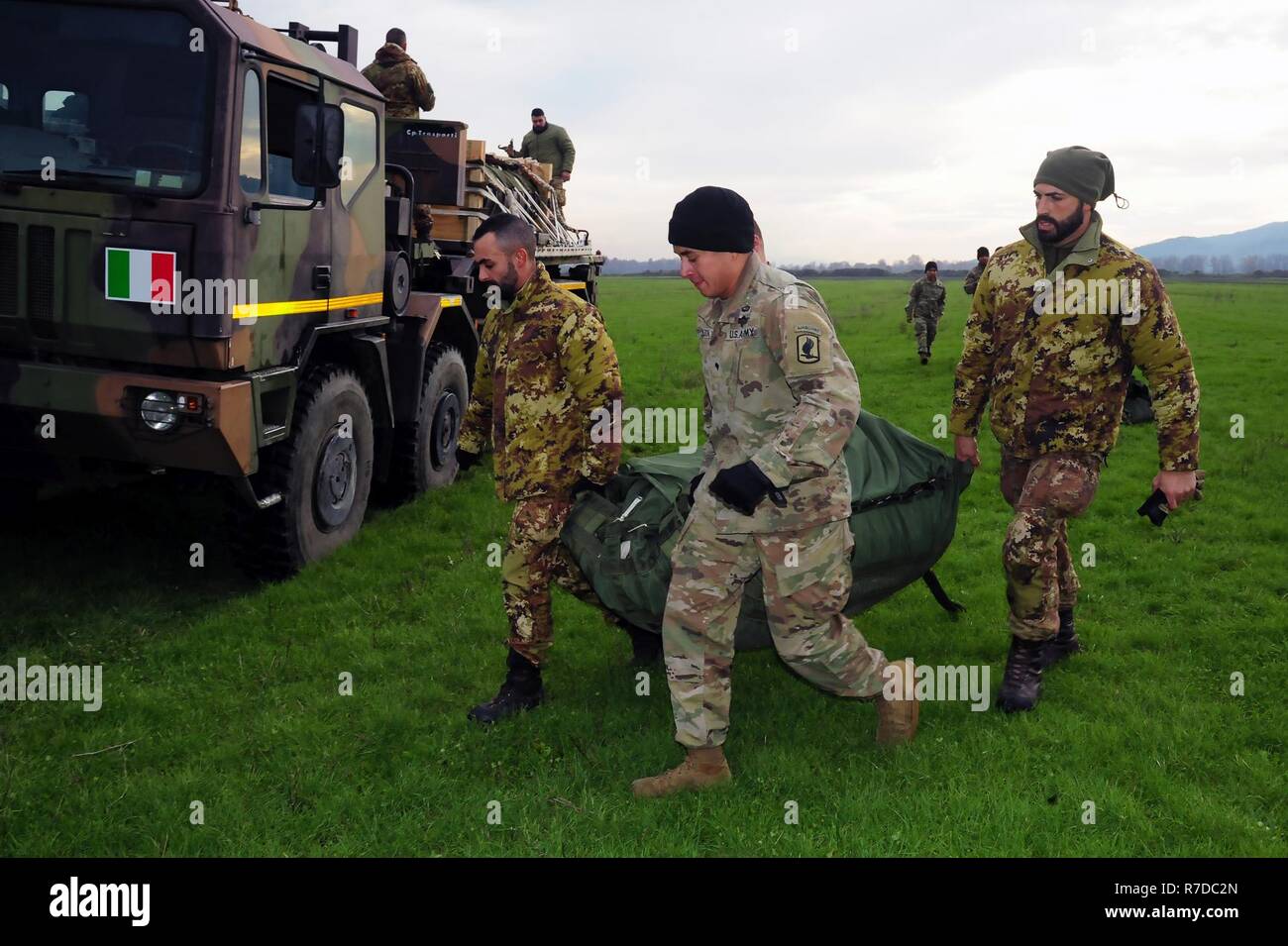 U.S Army Paratrooper Spc. Jackson Lloyd assigned to 601st Quarter ...
