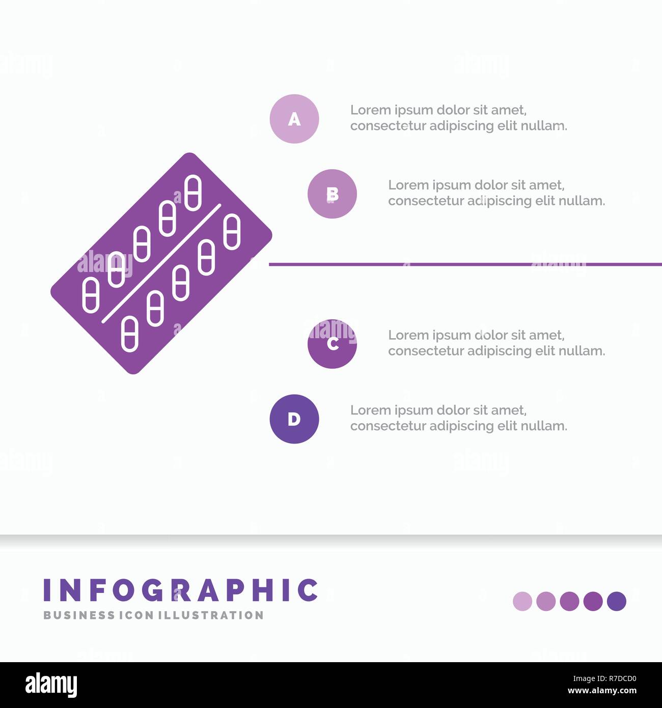 Medication packet pack box Stock Vector Images - Alamy