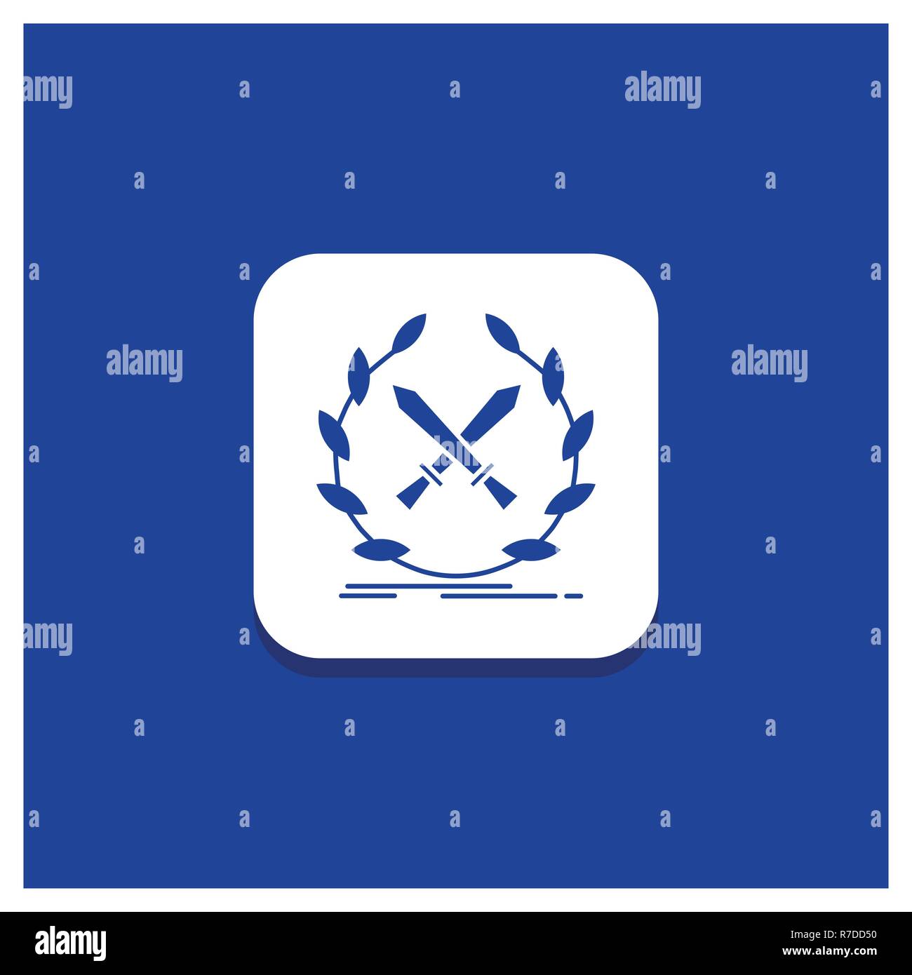 Medieval sword fight blue Stock Vector Images - Alamy