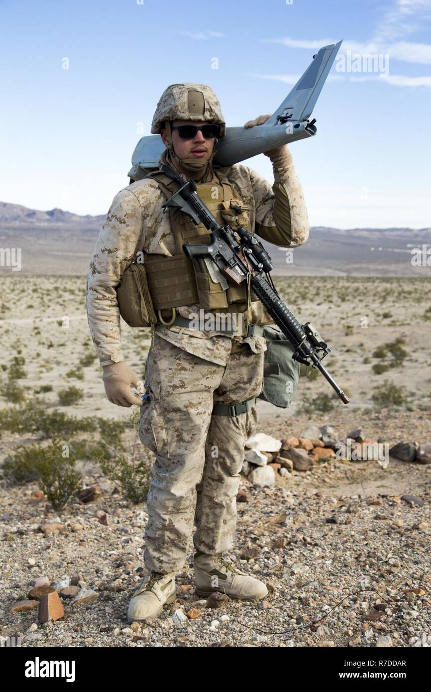 U.S. Marine Corps Pfc. Jacob Eckert, an intelligence specialist ...